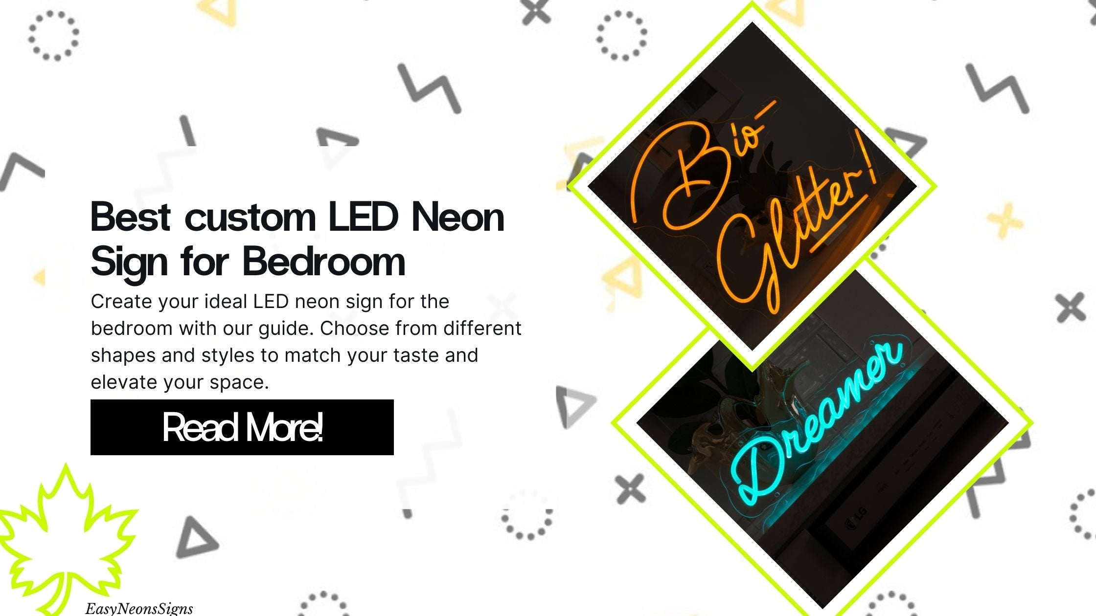 Best Custom LED Neon Signs for Bedroom – EasyNeonSigns Canada